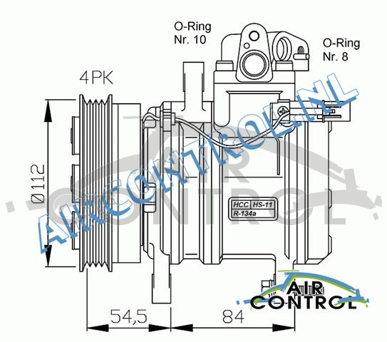 Compressor - 910312 - Aircontrol | Wholesale Air Conditioning Parts